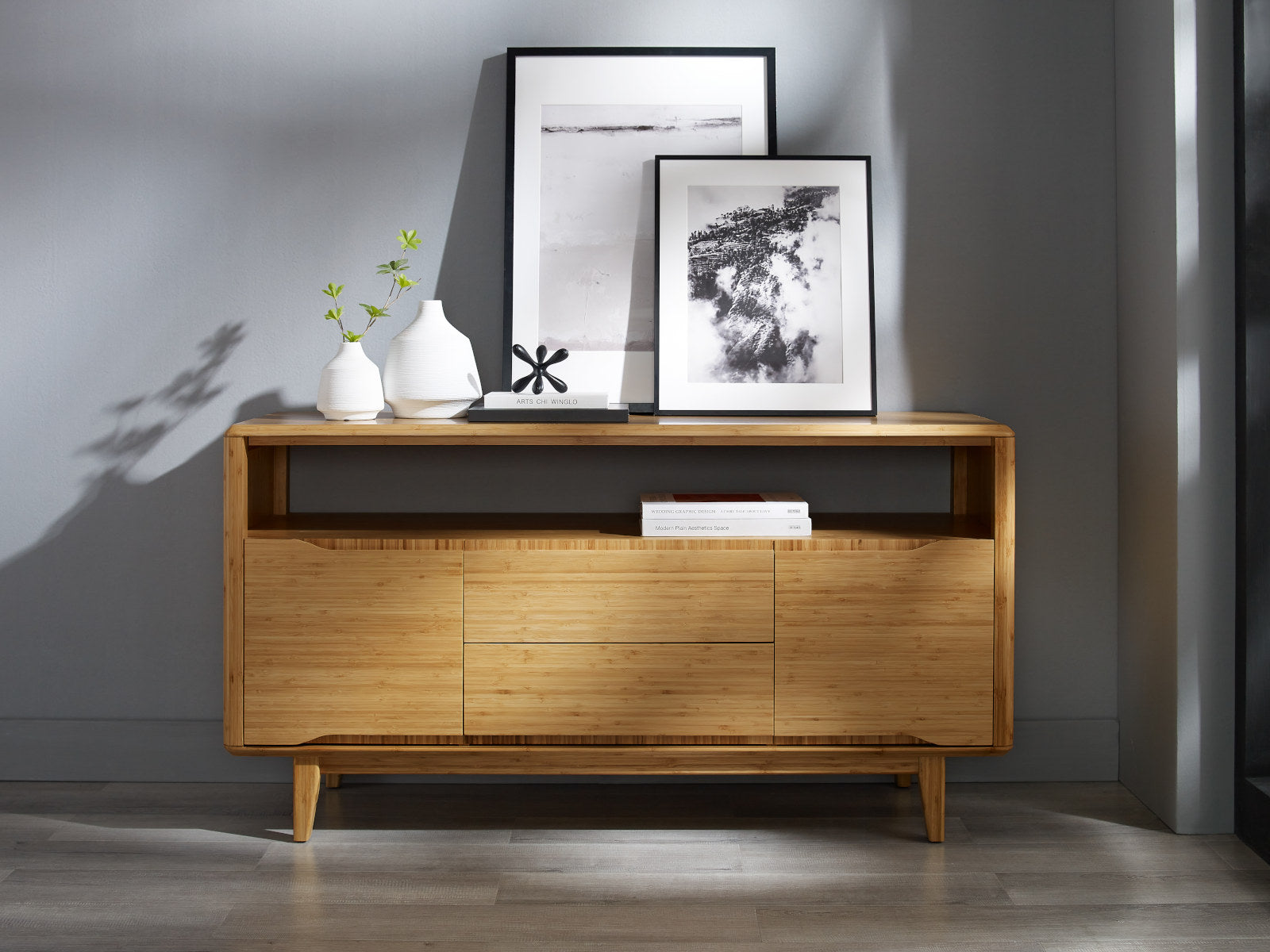 Currant Solid Bamboo Media Table Canada