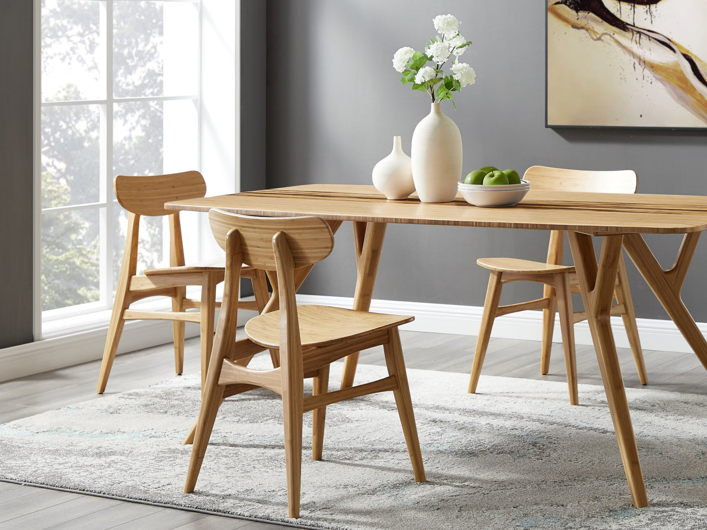 Cassia Solid Bamboo Dining Chair Canada – Fawcett Mattress