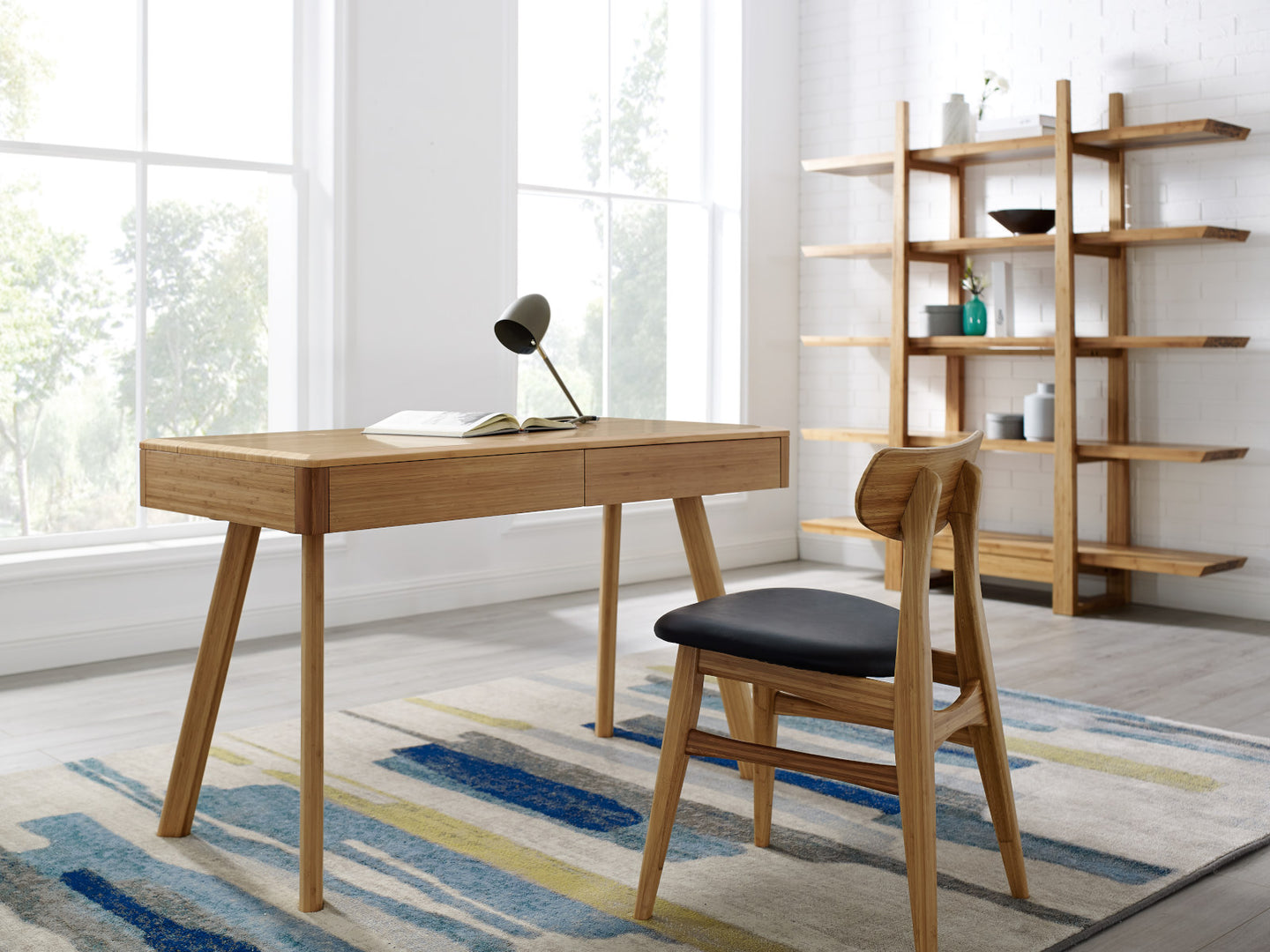 Jasmine Solid Bamboo Writing Desk Canada – Fawcett Mattress